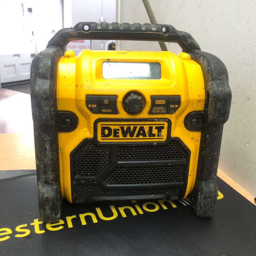 Pre-owned DeWalt DCR021 240v DAB Compact Site Radio DeWalt DCR021 240v ...
